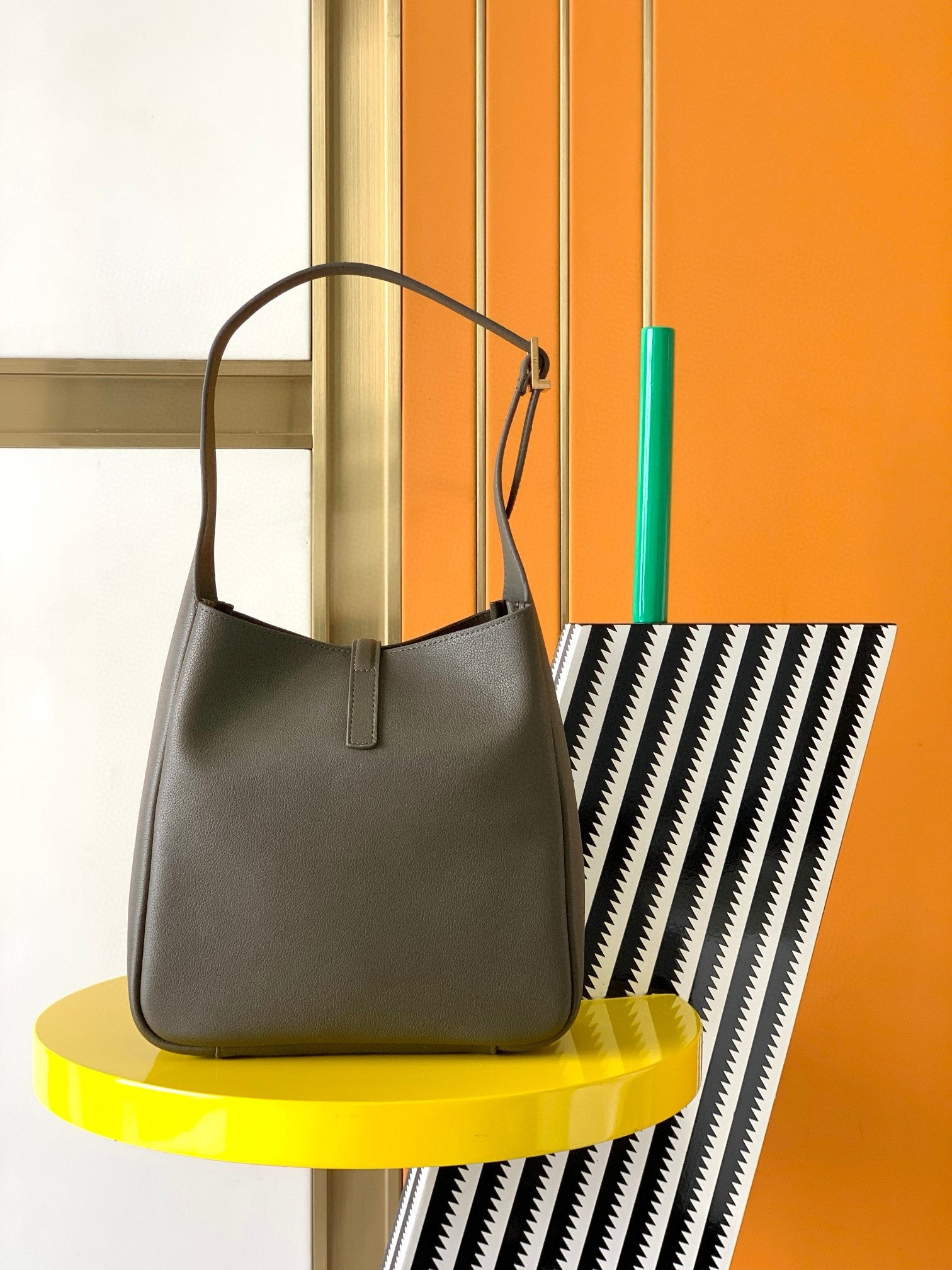 Replica Saint Laurent Le 5 À 7 Soft Small Shoulder Bag in Light Musk ...